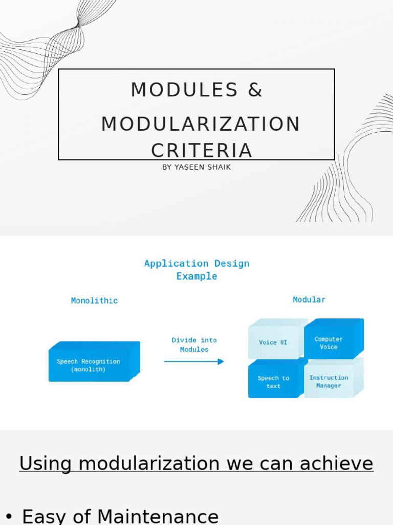 Modules & | PDF