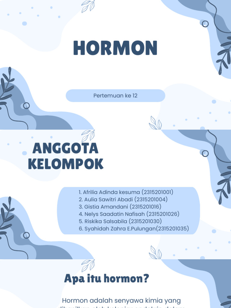 Materi Hormon | PDF