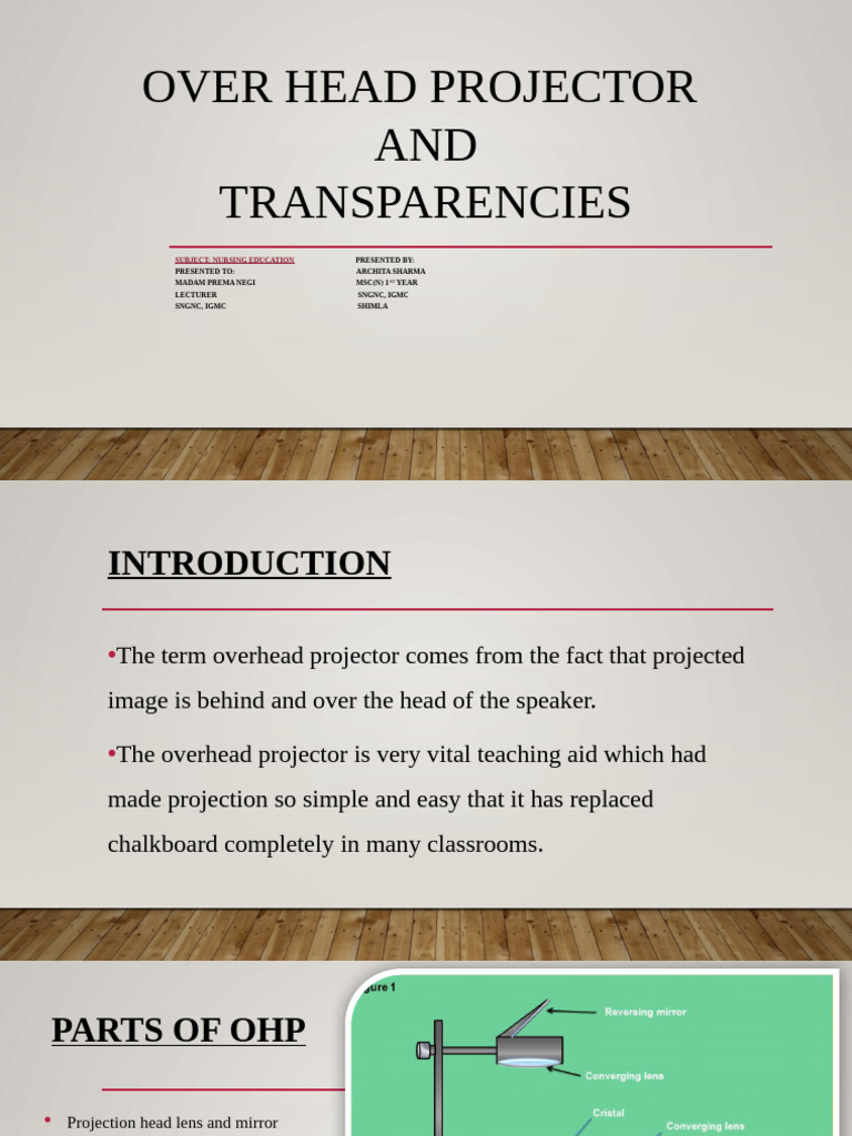 OHP and Transparencies | PDF | Optics | Art