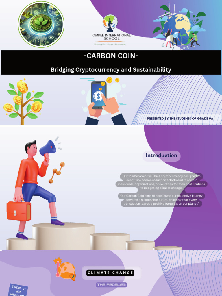 Carbon Coin Bridging Cryptocurrency and Sustainability | PDF