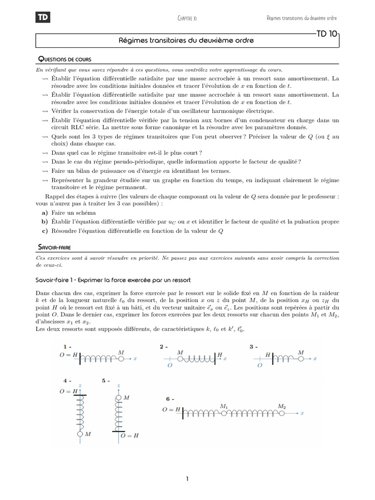 TD Electrocinetique | PDF