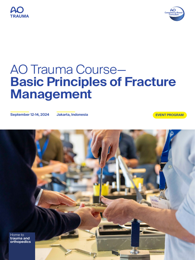 E20004825 AO Trauma Basic Course Indonesia | PDF