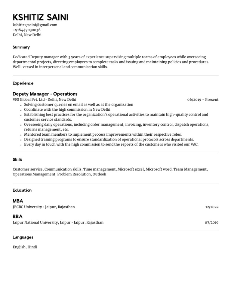 Kzhtiz Resume | PDF
