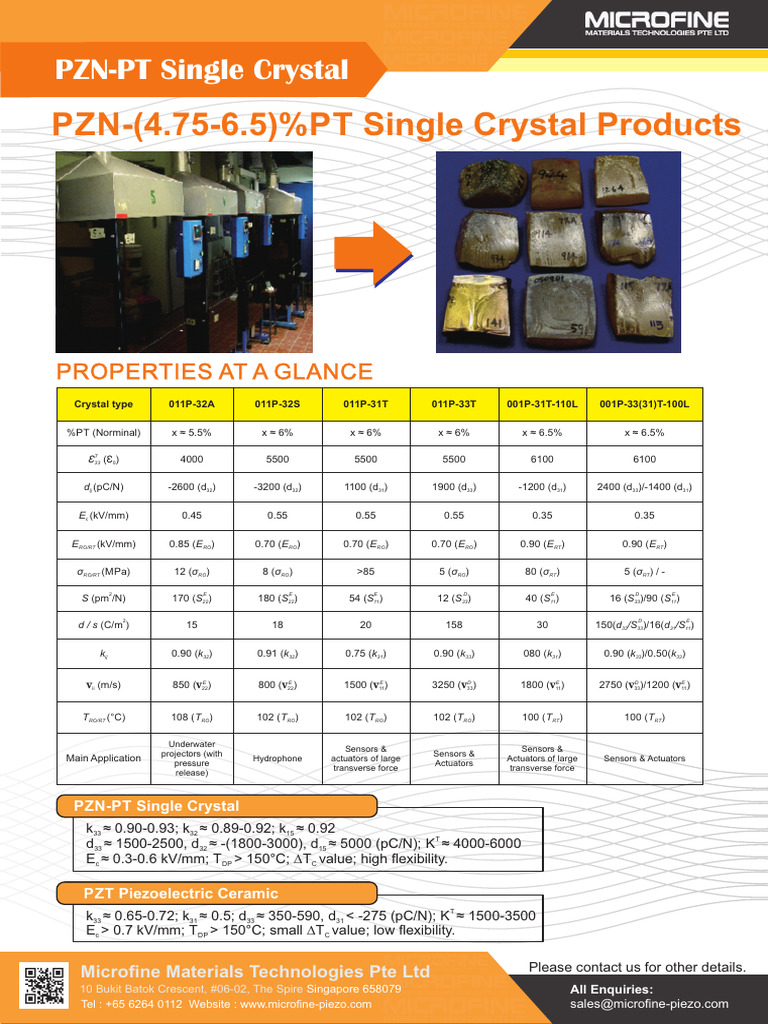 PZN-PT Single Crystal | PDF