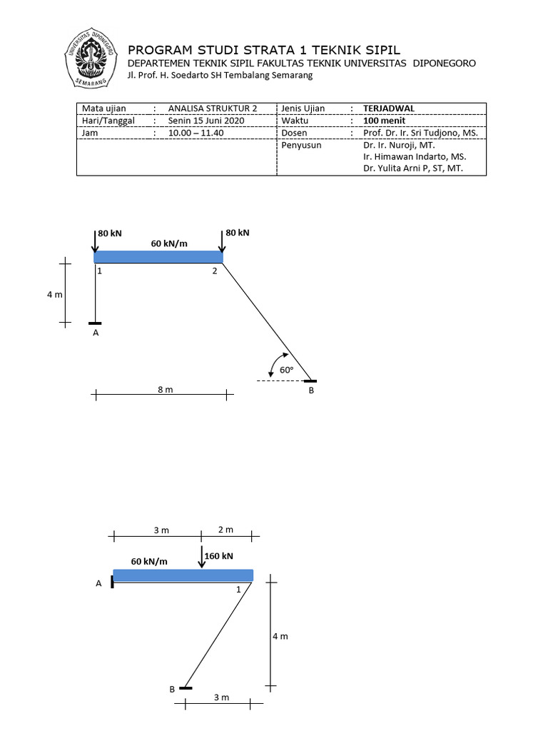 Latihan UAS ANSTRUK 2 (15 Juni 2020) | PDF