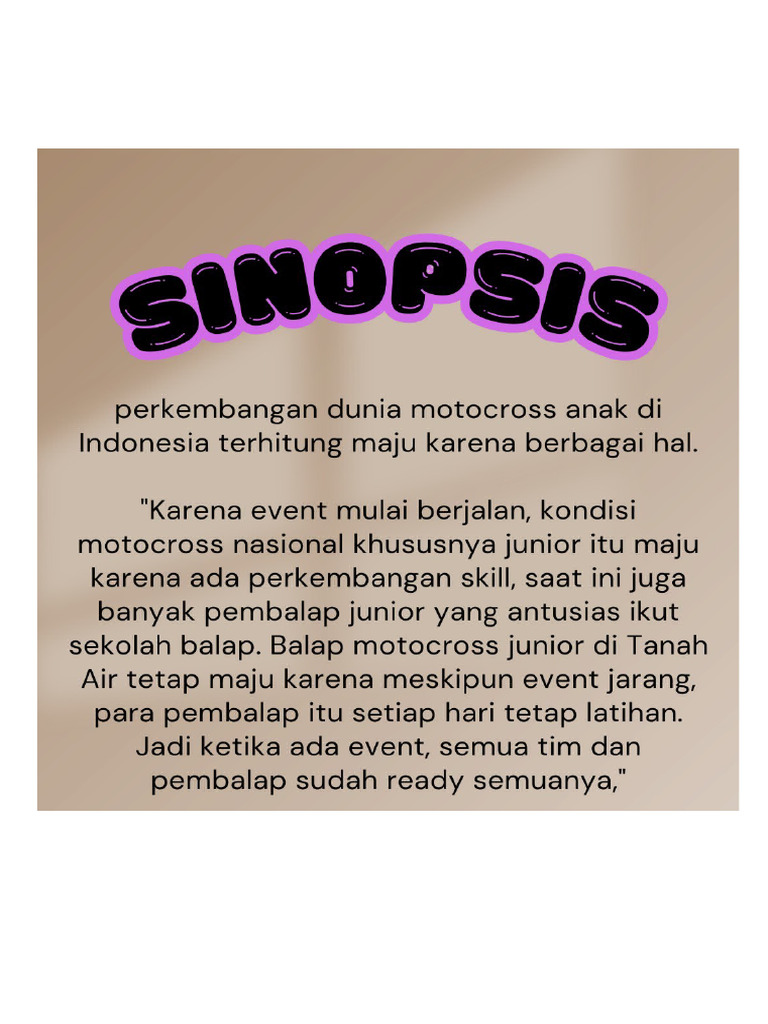 Sinopsis | PDF