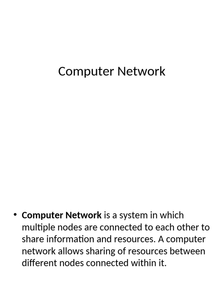 Computer Network | PDF