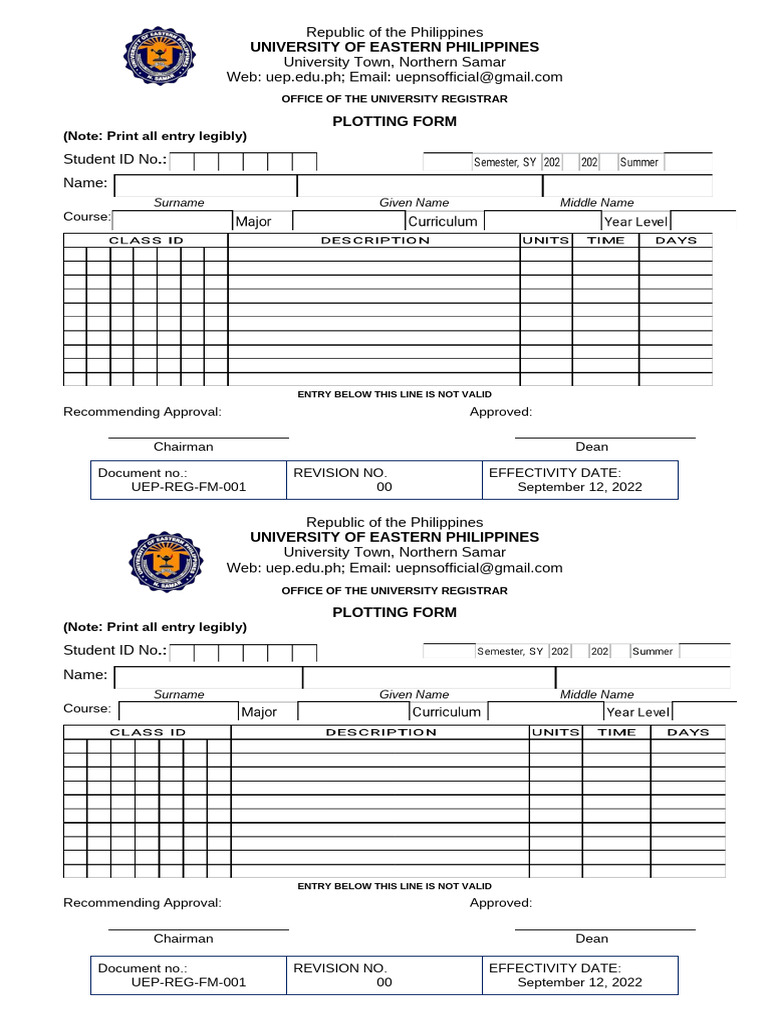 001 Plotting Form 1 1 | PDF