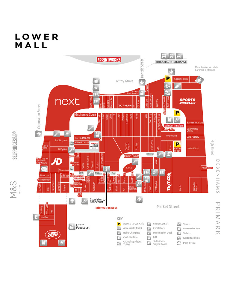 Manchester Arndale Map September 2020 A3 | PDF