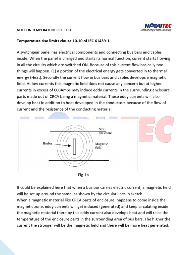 NOTE-ON-TEMPERATURE-RISE-TEST | PDF