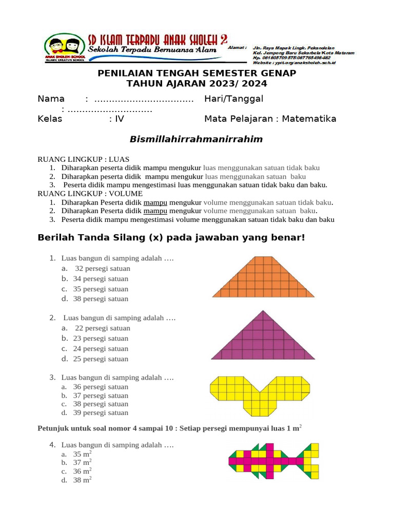 PTS MTK Semester 2 | PDF