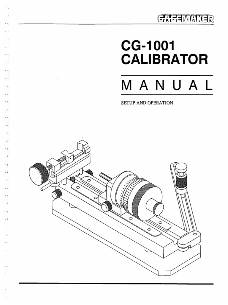 Gagemaker-CG-1001-Operation-Manual | PDF