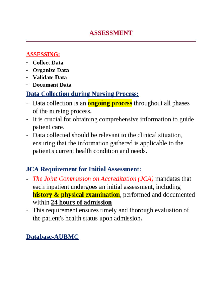 Assessment | PDF