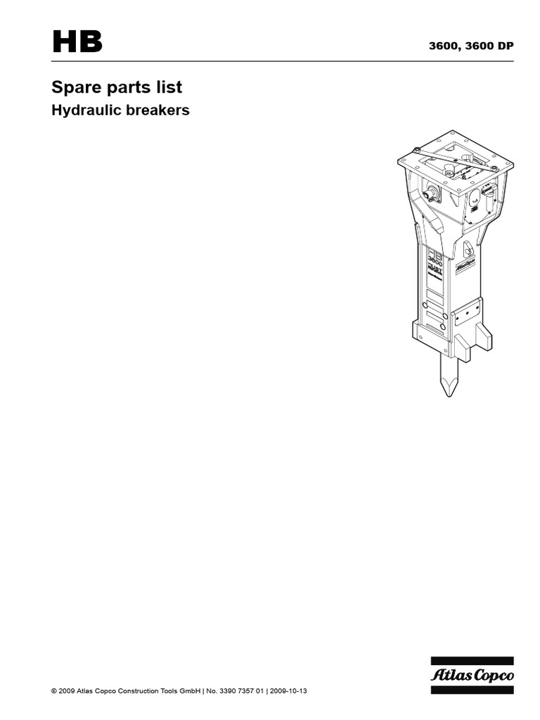 HB 3600-968 Spare Parts List | PDF