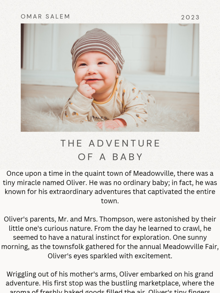 The Adventure of A Baby | PDF
