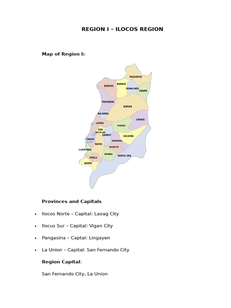 Region I | PDF