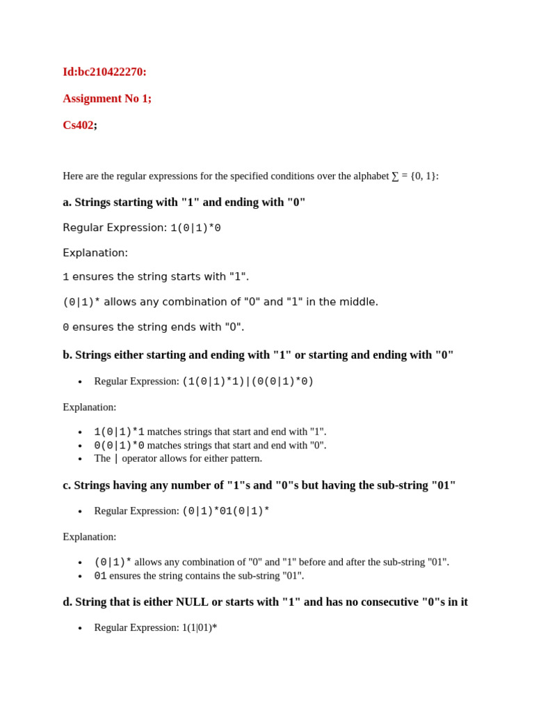 Id:bc210422270: Assignment No 1 Cs402 | PDF