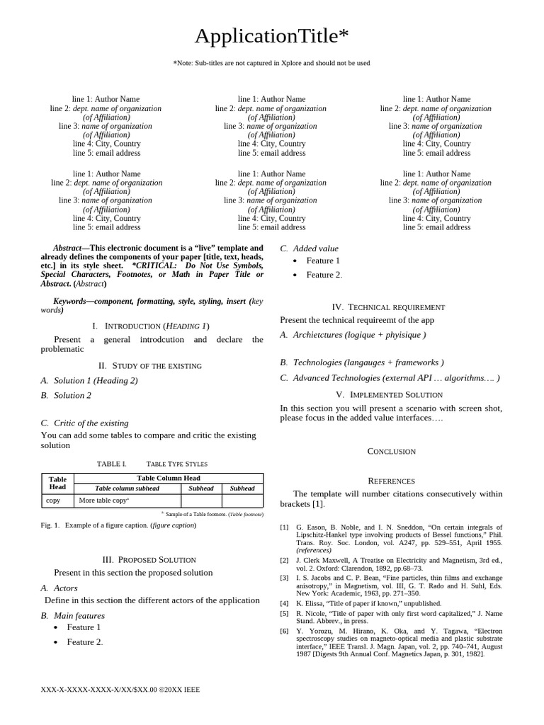 Reports Template | PDF