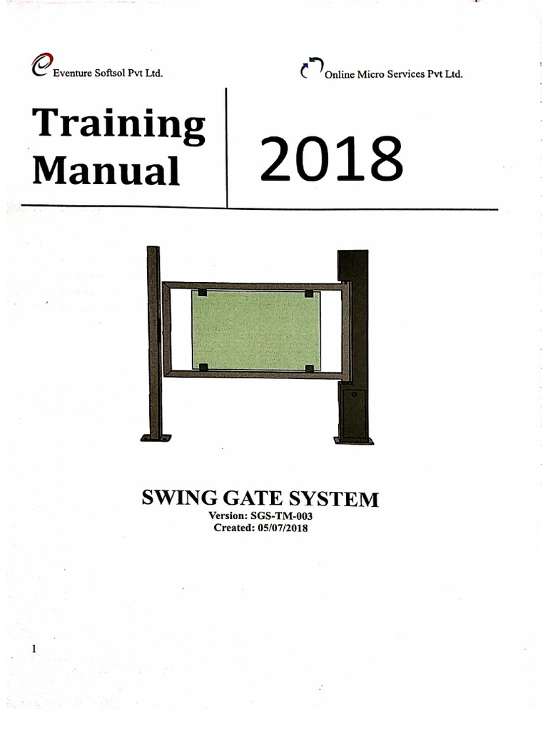 swing gate system training module | PDF
