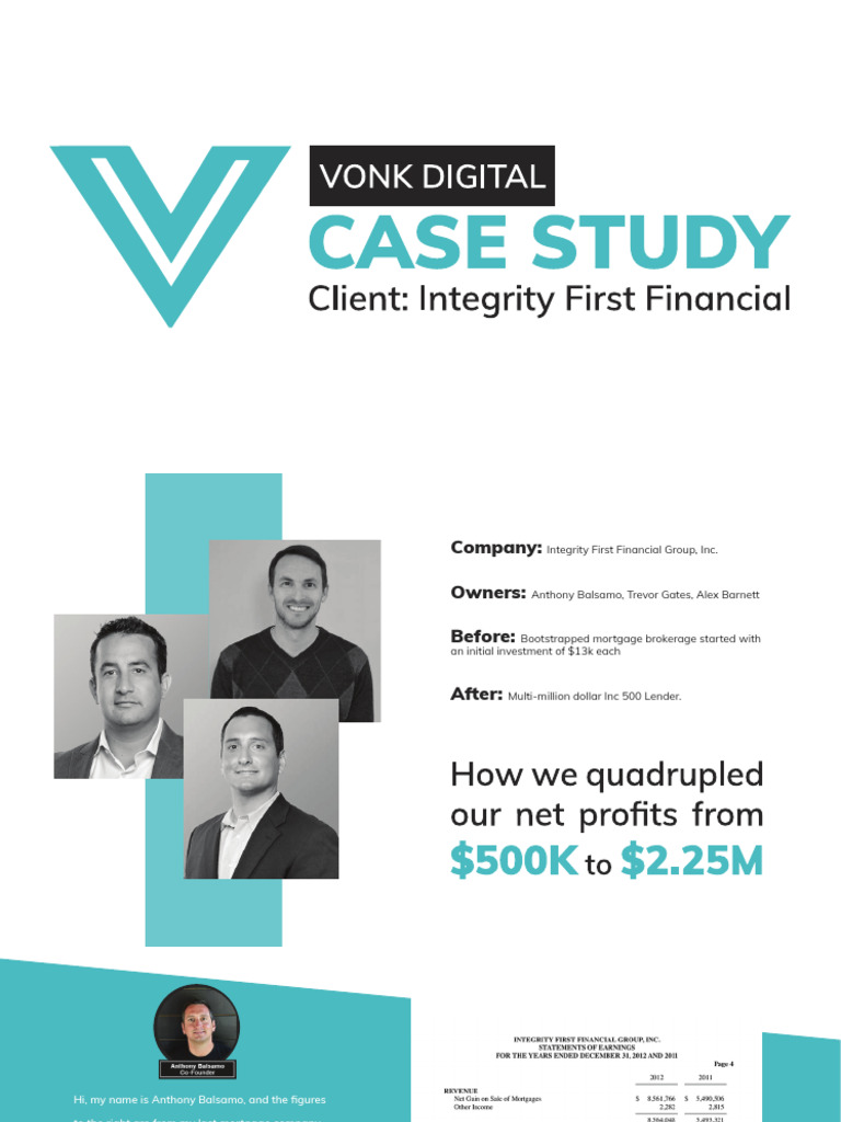 Vonk Digital Case Study | PDF