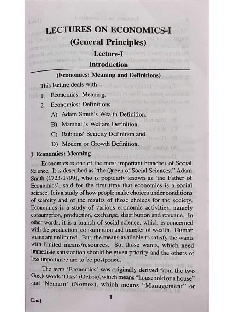 Unit 1 - Book Chapter - Notes | PDF