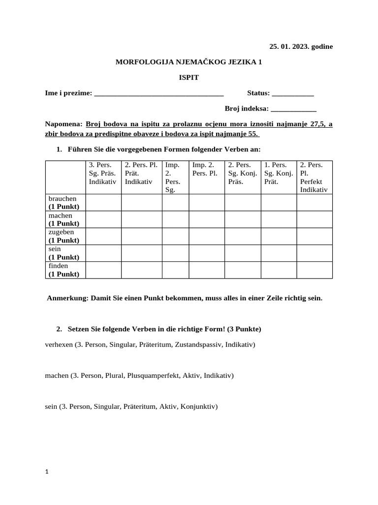 Ispit - Januar | PDF