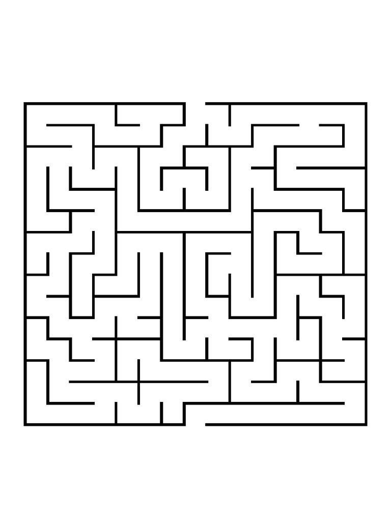 15 by 15 Orthogonal Maze | PDF
