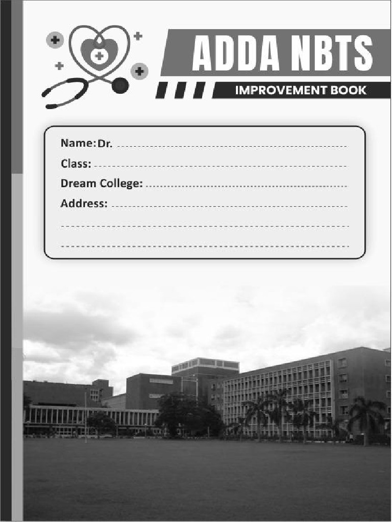 Adda Nbts Improvement Book | PDF