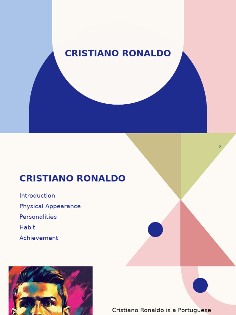 Contoh - Cristiano Ronaldo - Descriptive Text | PDF
