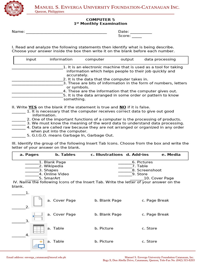 Computer 5 | PDF
