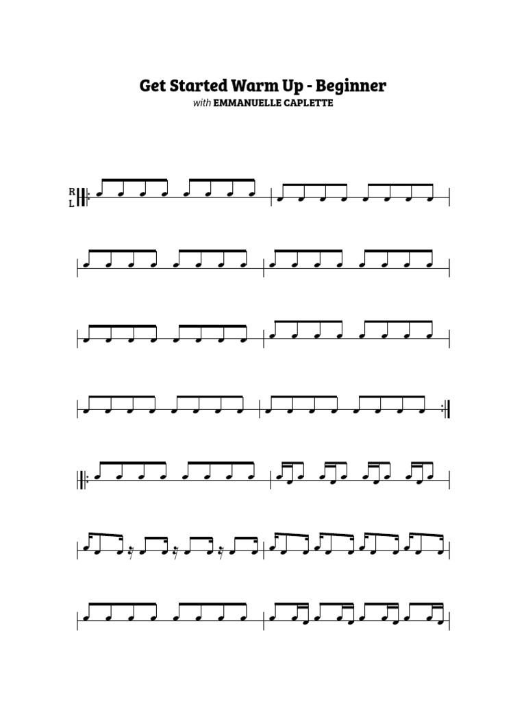 Beginner Warmup 1 Pdf