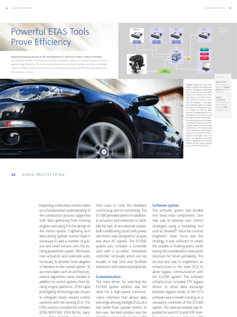 Etas RT 2014 Powerful Etas Tools Prove Efficiency en 140901 | PDF ...