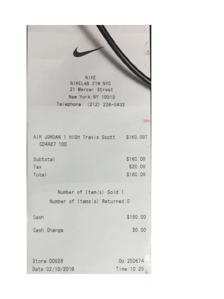 nike receipt | PDF