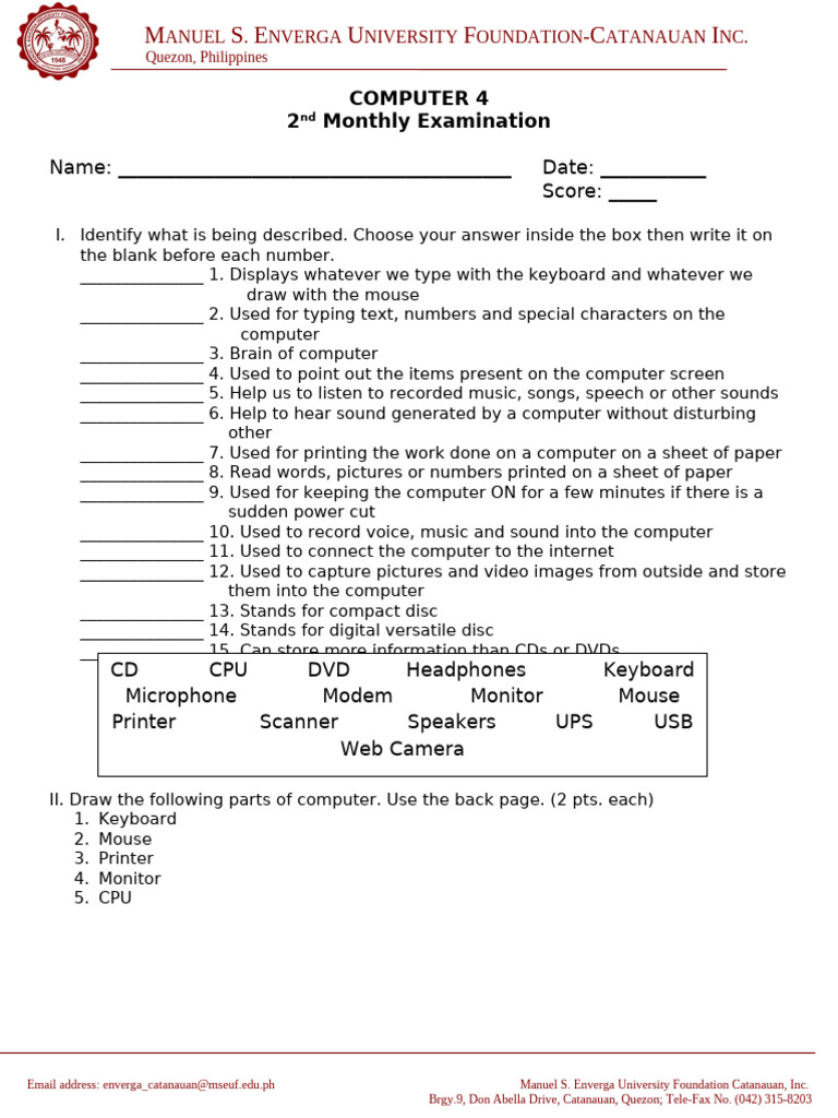 Computer 4.2 | PDF