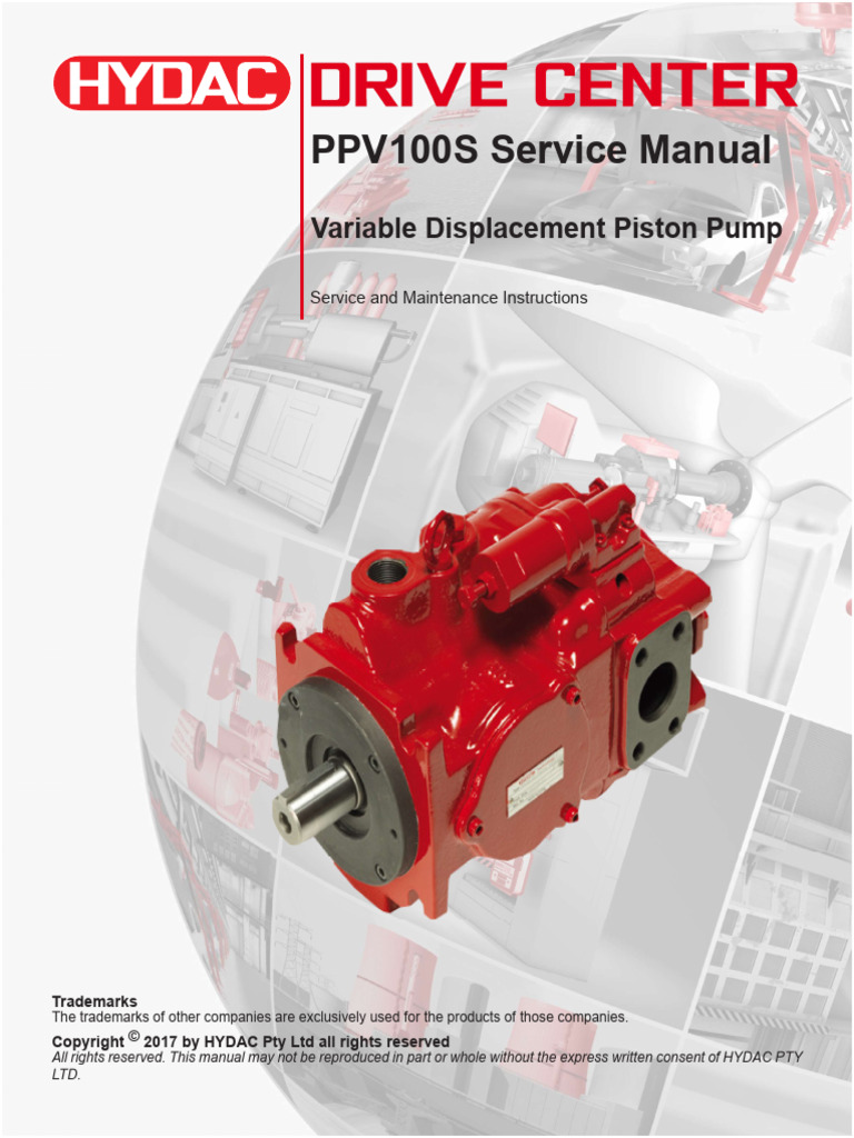 Ppv100s Service Manualv19-2 - Hydac 20170418 | PDF