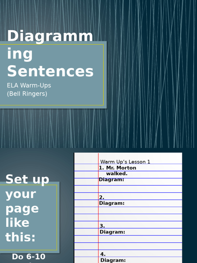 Diagramming Sentences | PDF
