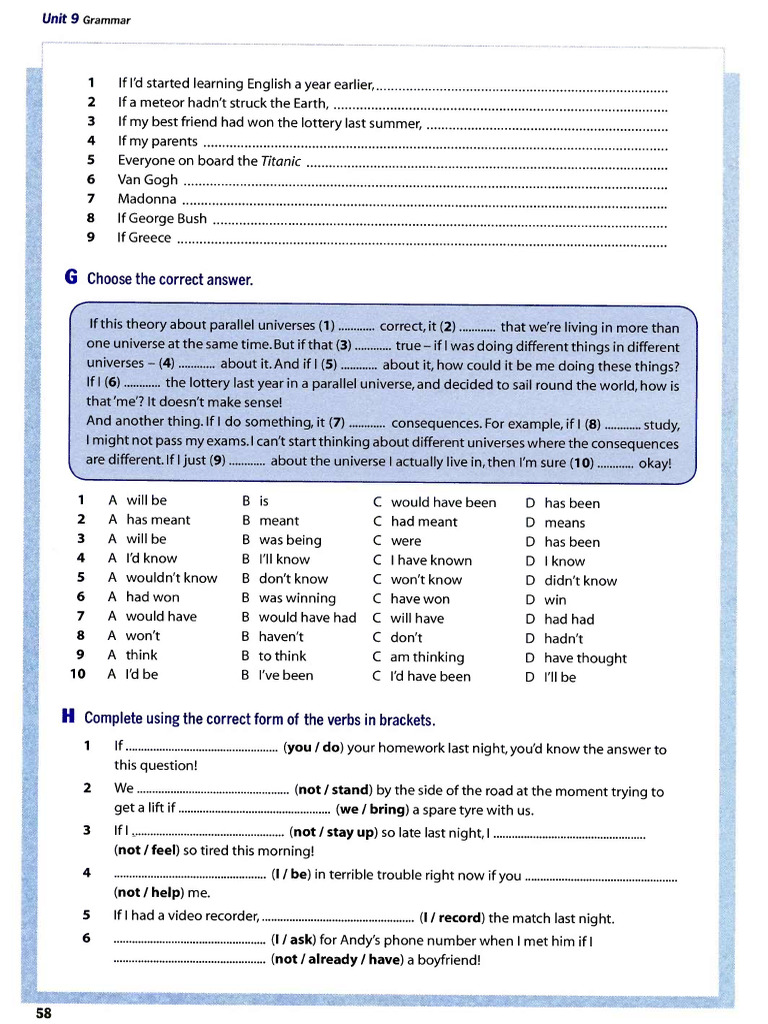 Destination B2. Grammar Vocabulary With Answer Key-Pages-60 | PDF