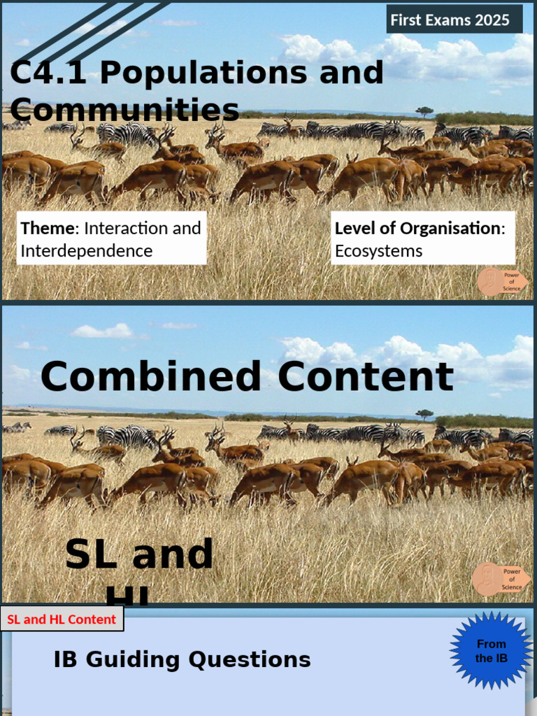 Populations and Communities | PDF