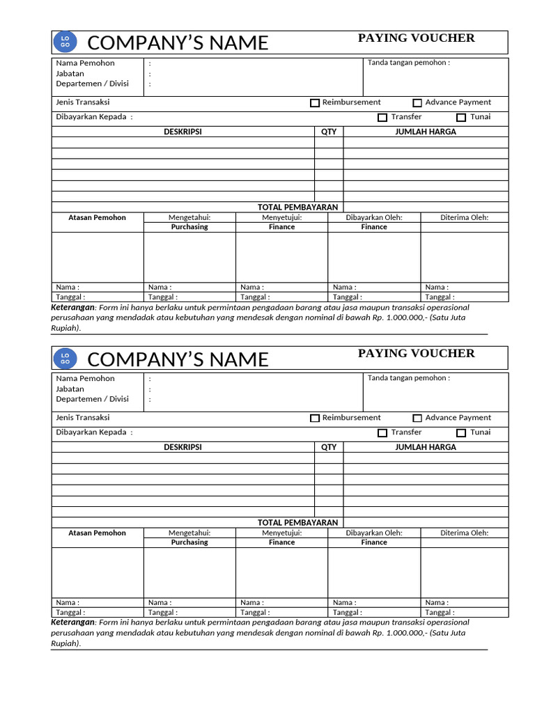 Form Pembayaran | PDF