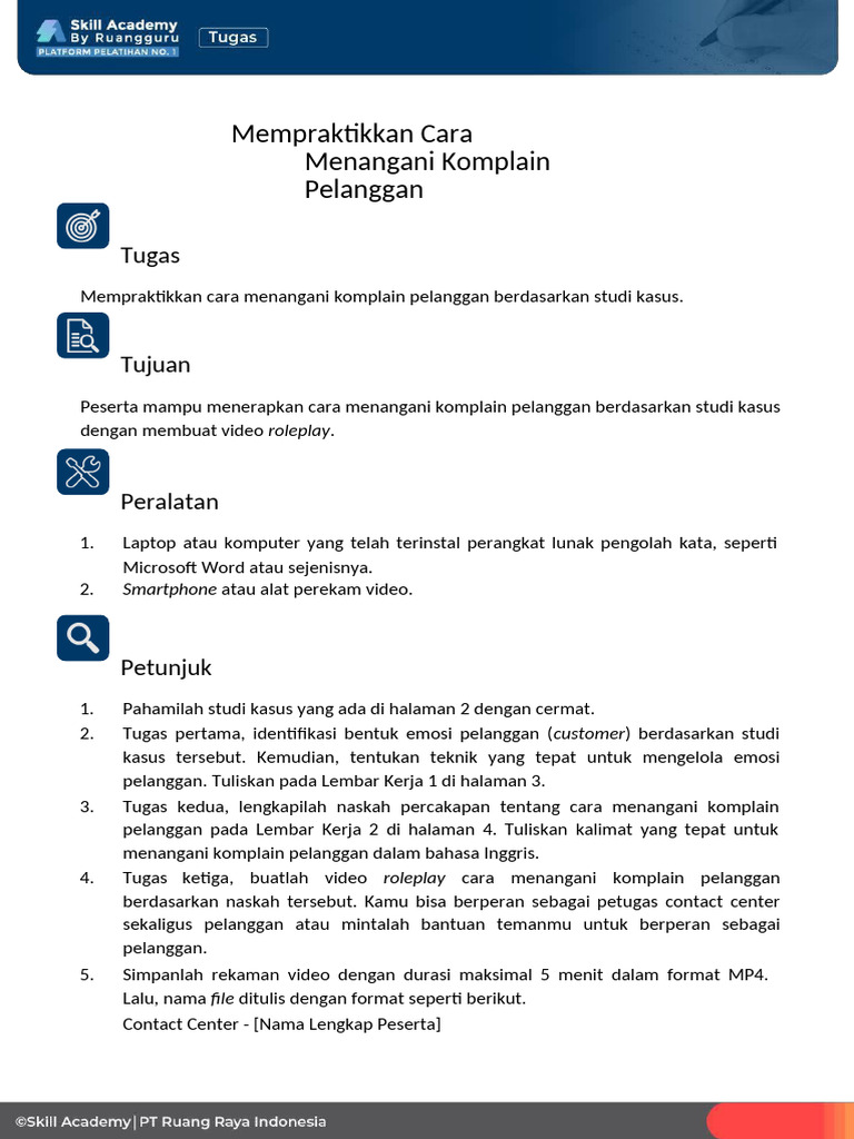 Menangani Komplain Pelanggan | PDF
