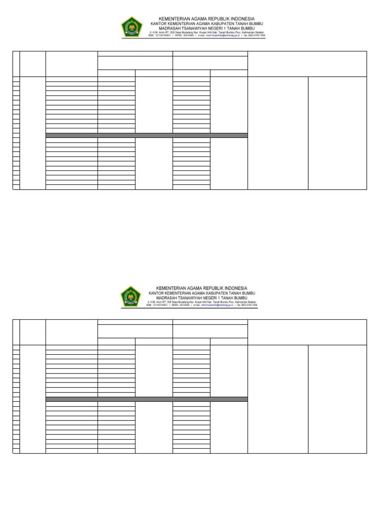 Jadwal GLADI - AN - P15130046 - 2024 | PDF