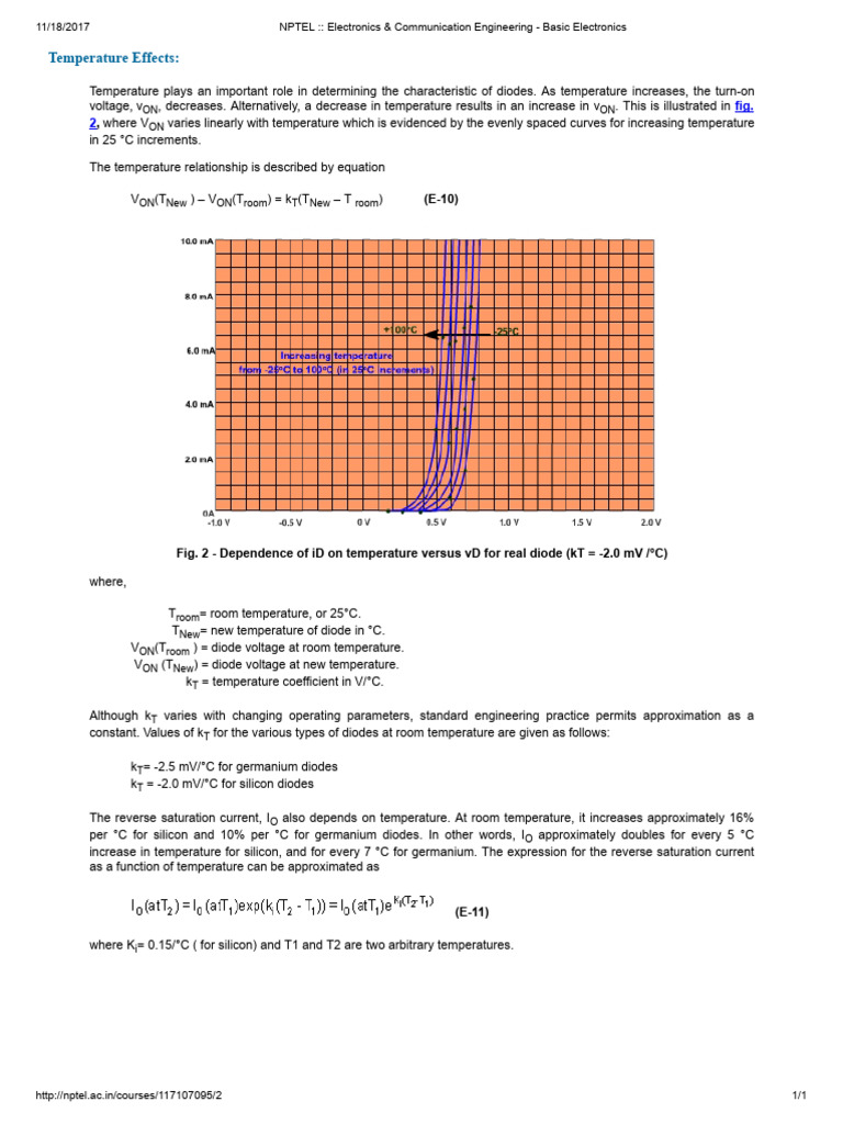 2.NPTEL - Electronics & Communication Engineering - Basic Electronics | PDF