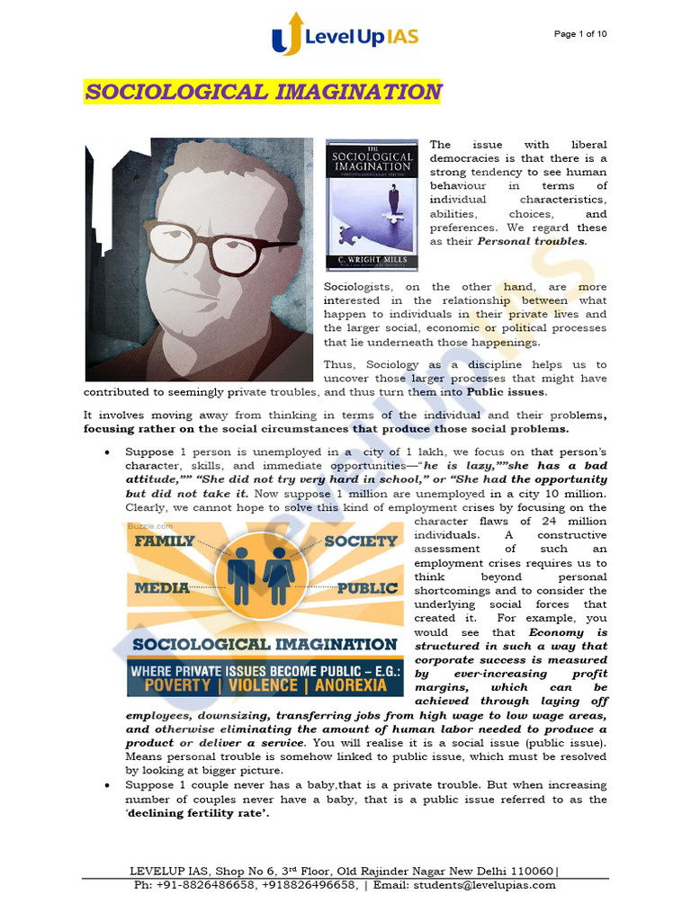 Unit 1b 1c Sociology Handout | PDF