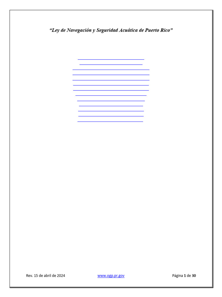 Ley 430-2000 Navegacion | PDF