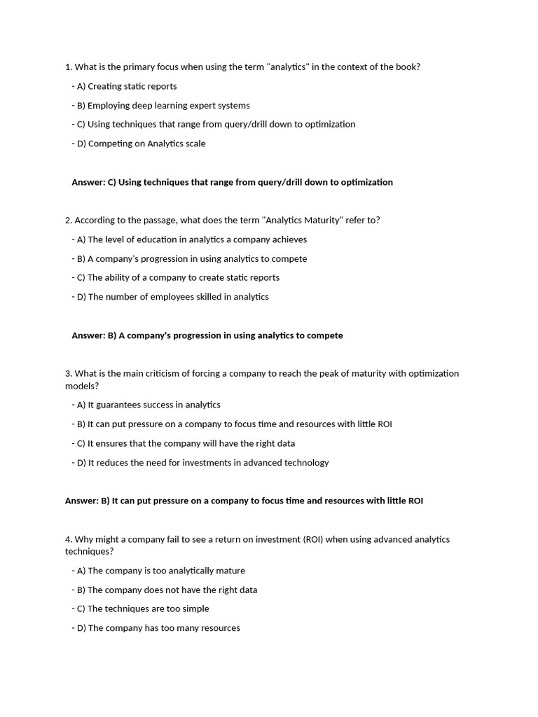 Module 1 Data Analytics | PDF