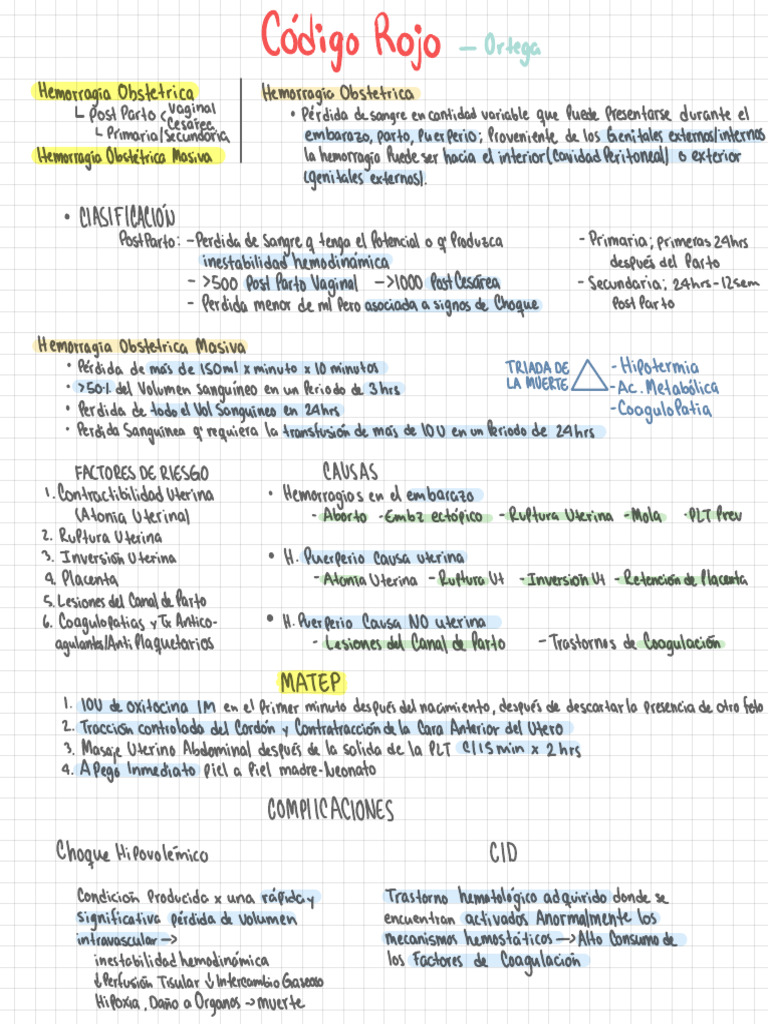 Resumen Código Rojo | PDF