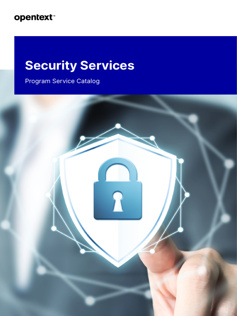 Opentext Catalog Security Services Program En Pdf