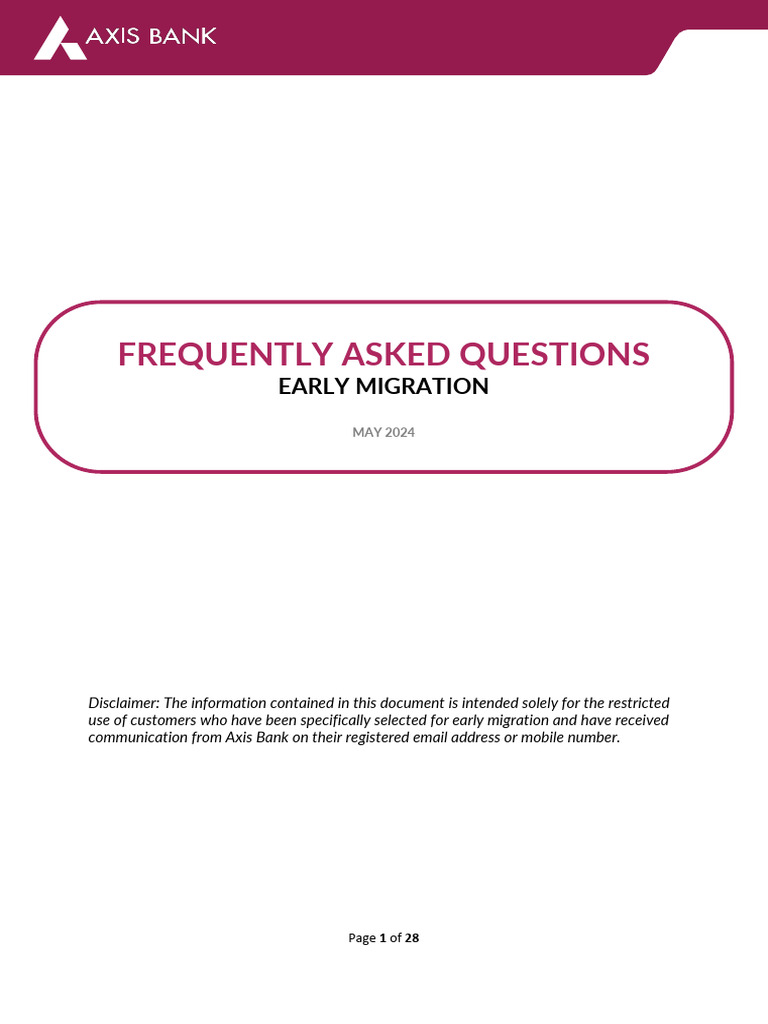 Migration Faqs Wave 1 | PDF