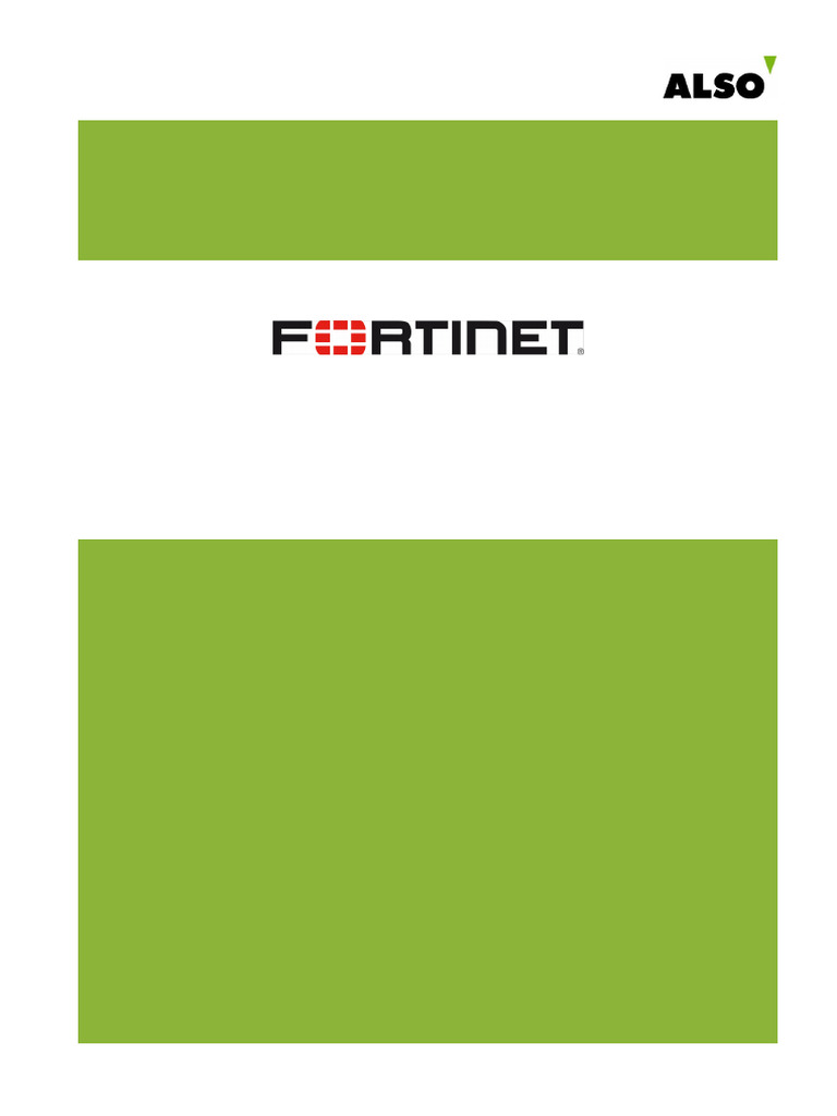Fortinet SecurityFabric Licensing Guide | PDF | Security | Computer ...