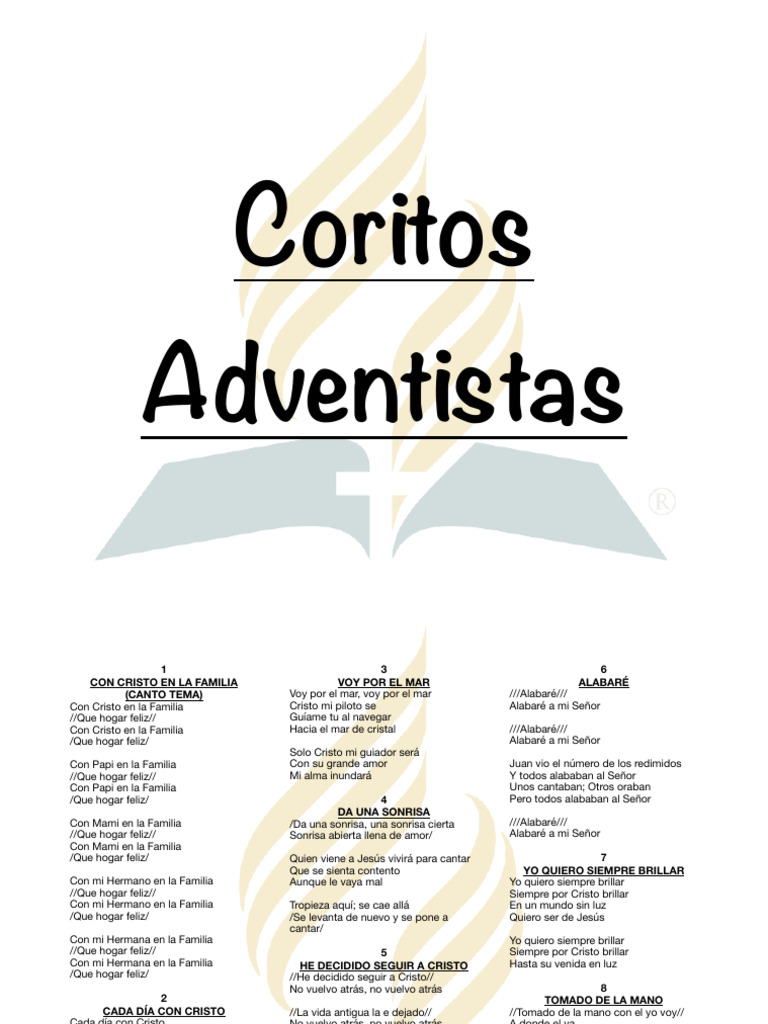 Coritos Adventistas | PDF